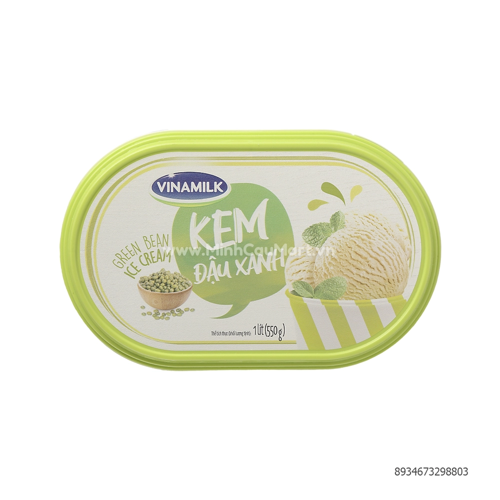 Kem Vinamilk Đậu Xanh 1L - Minh Cầu Mart - Siêu thị trong tầm tay