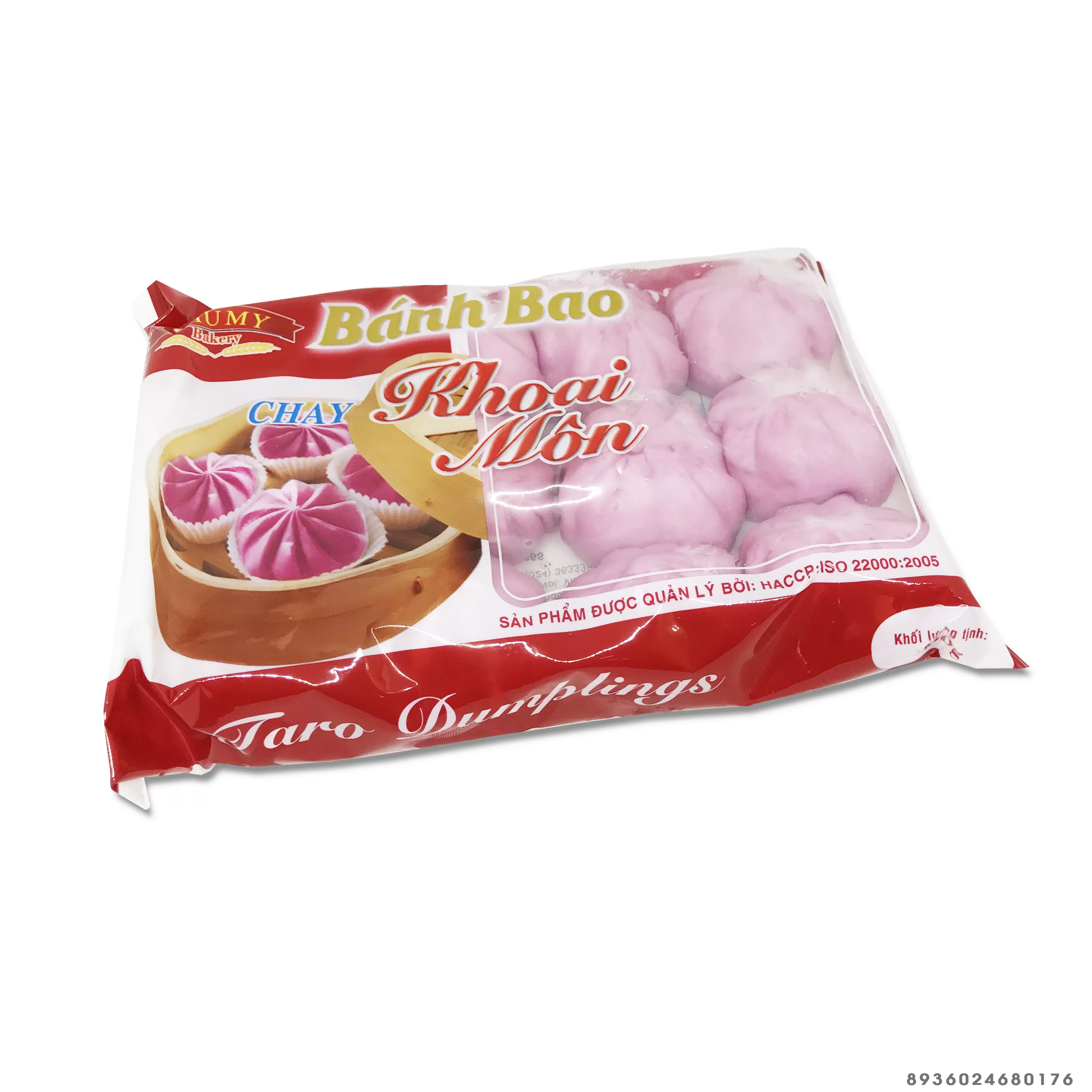 Bánh Bao Chay Khoai Môn Phú Mỹ Gói 12 Chiếc 200gr - Minh Cầu Mart - Siêu thị trong tầm tay