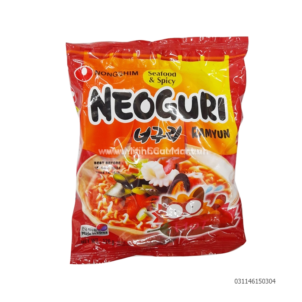 Mì Neoguri Hai san 120g - Minh Cầu Mart - Siêu thị trong tầm tay