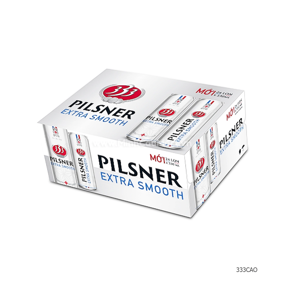 Bia 333 Pilsner Cans 330ml thùng 24 lon - Minh Cầu Mart - Siêu thị ...