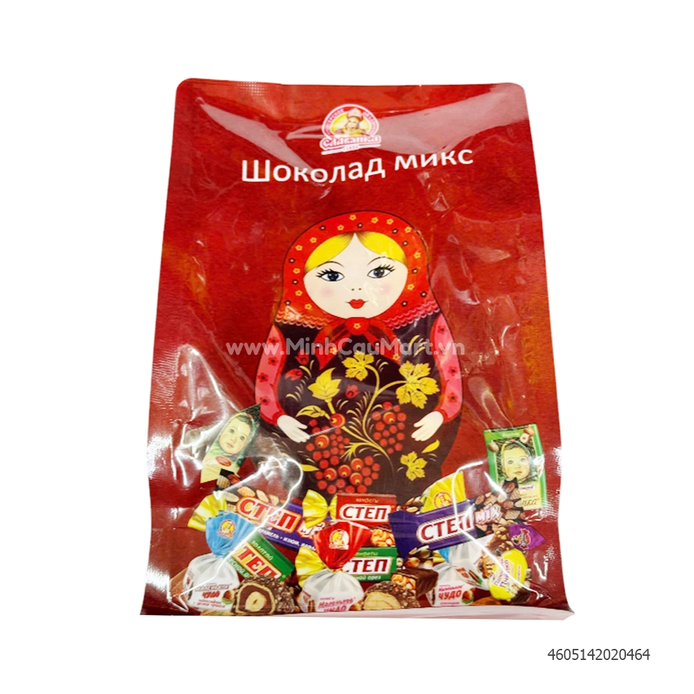 Kẹo Nga socola mix búp bê 450g - Minh Cầu Mart - Siêu thị trong tầm tay