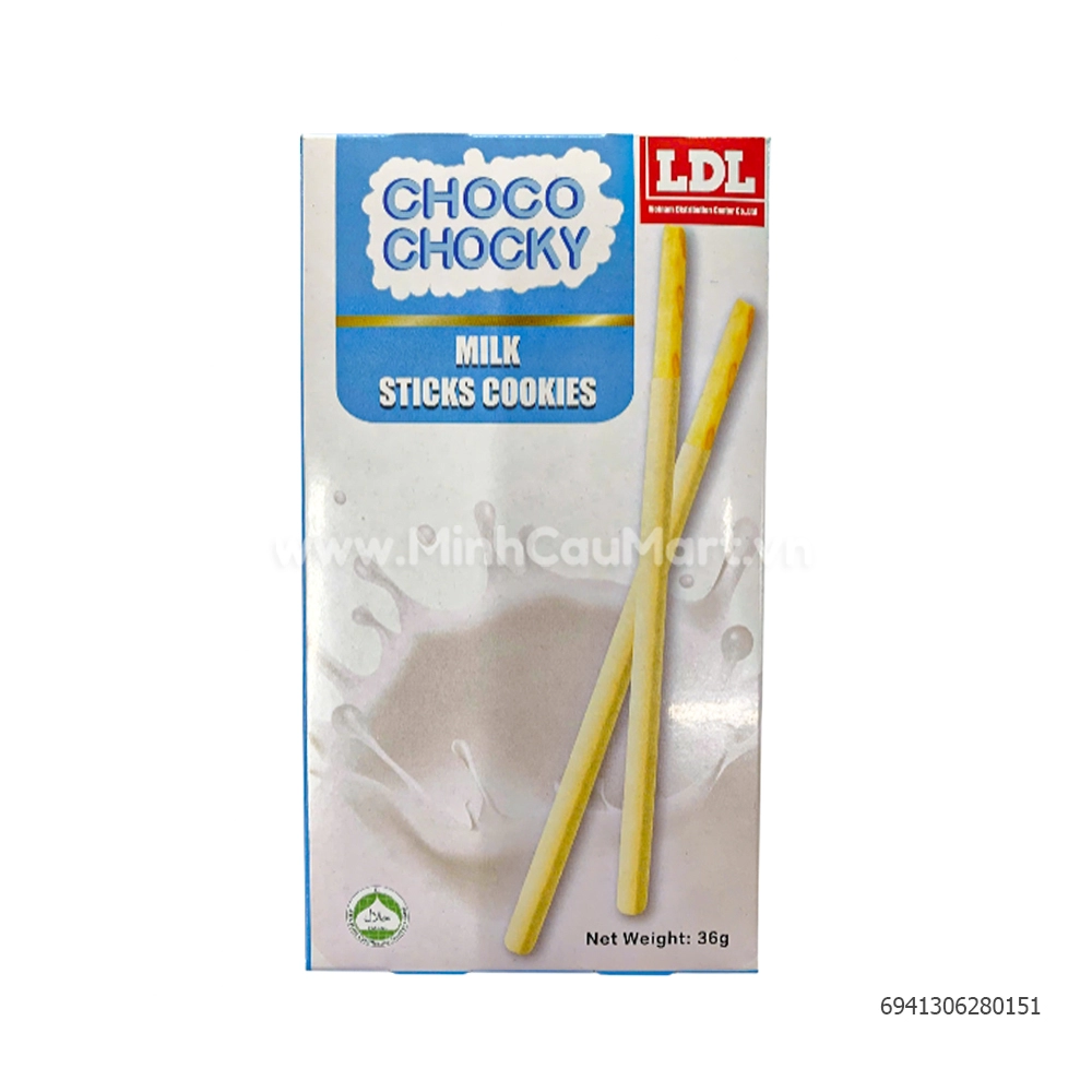 Bánh quy que Choco Chocky Milk 36g - Minh Cầu Mart - Siêu thị trong tầm tay