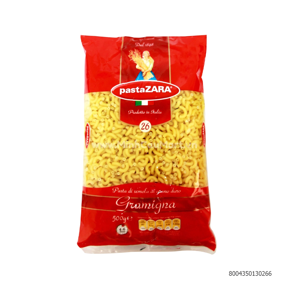 Nui ý (chữ C 26) 500g - Minh Cầu Mart - Siêu thị trong tầm tay