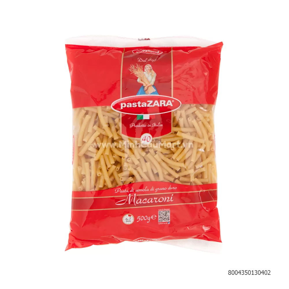 Nui ý (ống thẳng 40) 500g - Minh Cầu Mart - Siêu thị trong tầm tay