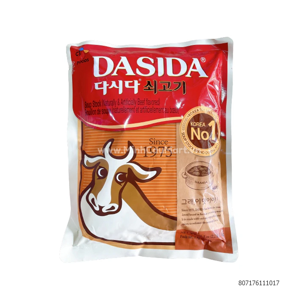Hạt nêm bò Hàn Quốc Dasida CJ 1kg - Minh Cầu Mart - Siêu thị trong tầm tay
