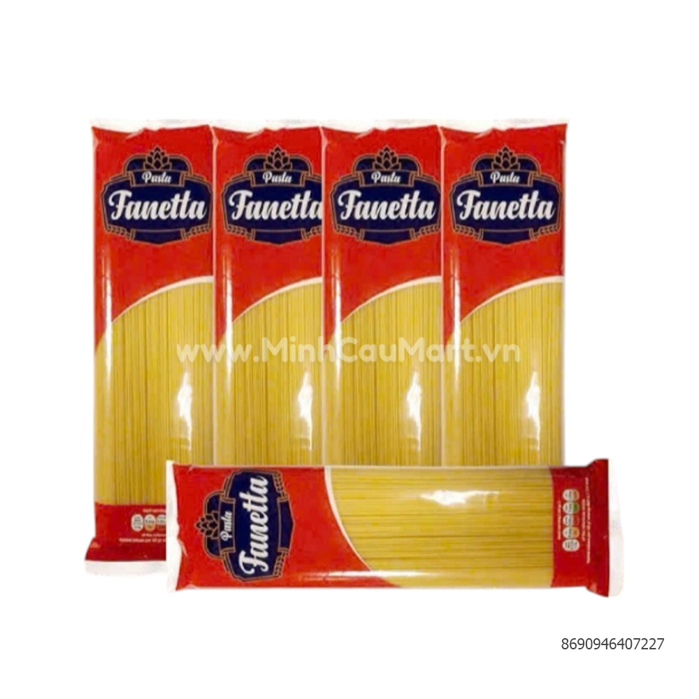 Mỳ ý spaghetti nhãn hiệu Fanetta 500gr - Minh Cầu Mart - Siêu thị trong ...