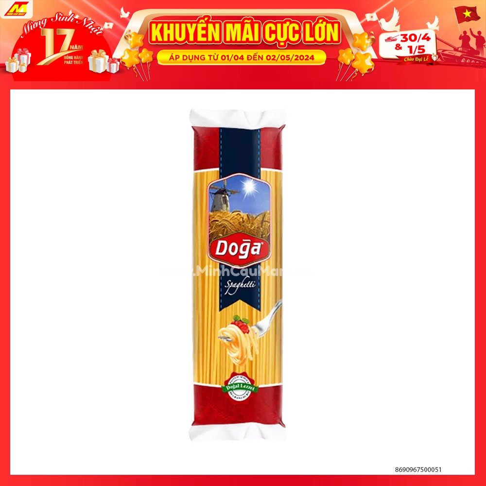Mỳ Spaghetti Doga 500g - Minh Cầu Mart - Siêu thị trong tầm tay
