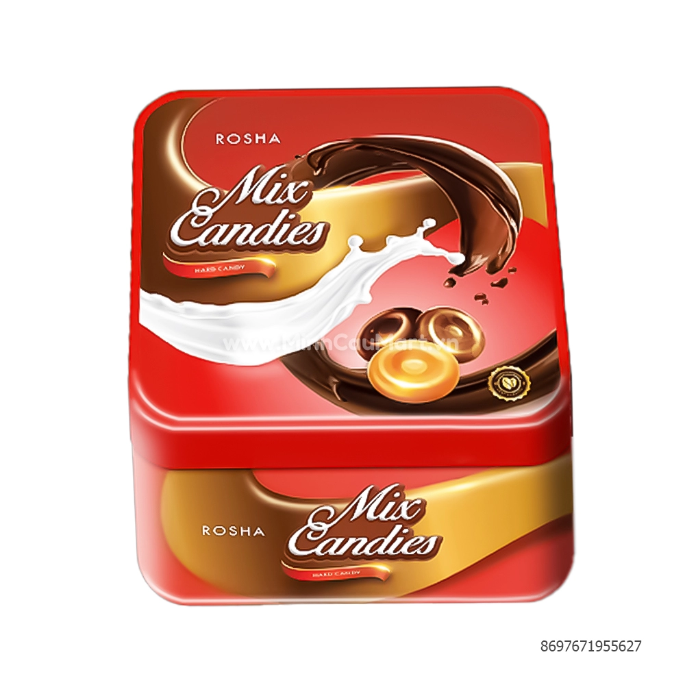 Kẹo RoHa HT vuông màu đỏ 120 - Minh Cầu Mart - Siêu thị trong tầm tay