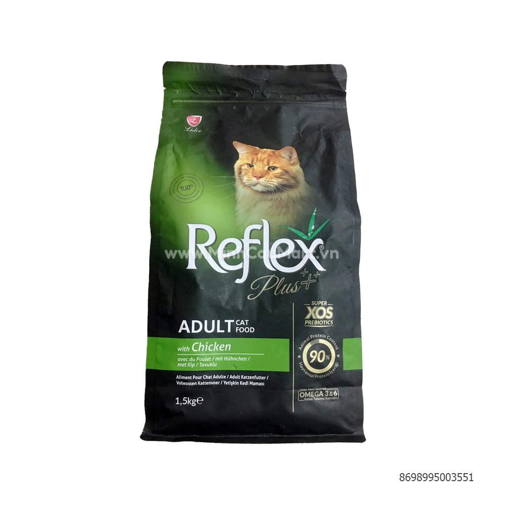 Thức ăn hạt mèo Reflex adult chicken 1.5kg - Minh Cầu Mart - Siêu thị ...
