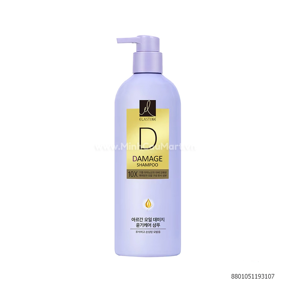 Dầu Gội Elastine Damage Shampoo 600ml - Minh Cầu Mart - Siêu thị trong ...