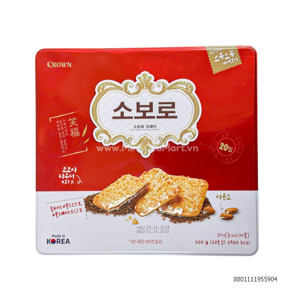 Bánh CROWN Soboro HT 600g - Minh Cầu Mart - Siêu thị trong tầm tay