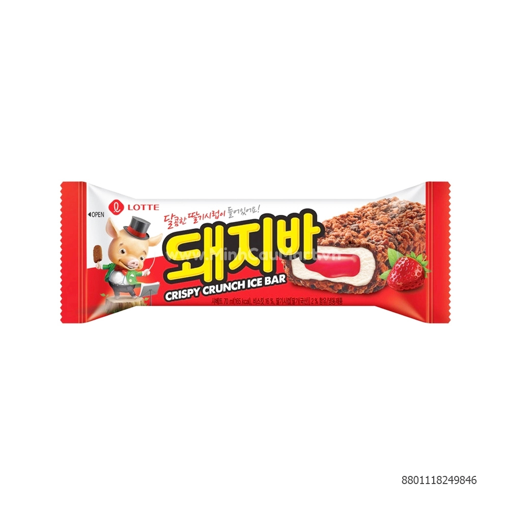 Kem Crispy Crunch Ice Bar Lotte 70ML - Minh Cầu Mart - Siêu thị trong ...