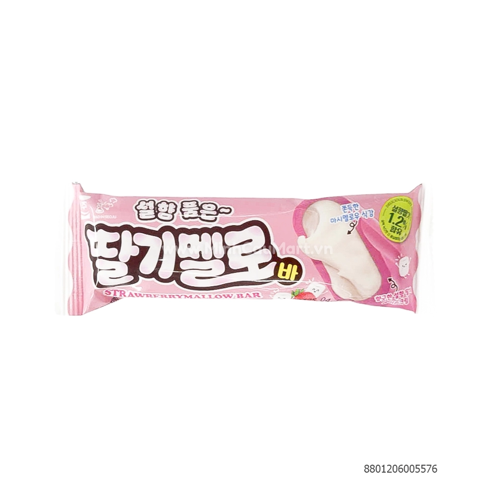 Kem que vị Marshmallow dâu tây Strawberry Mallow bar - Minh Cầu Mart ...
