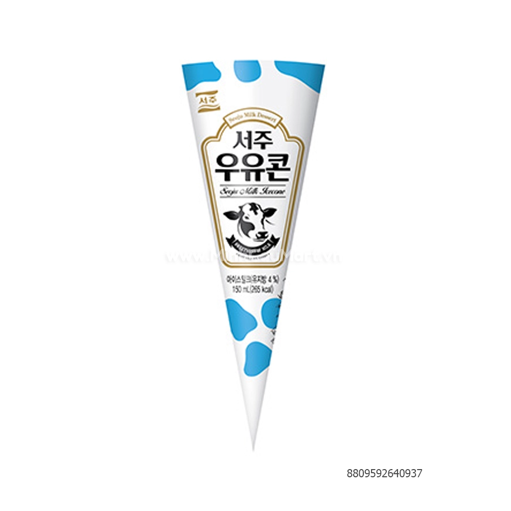 Kem ốc quế sữa Seoju milk cone - Minh Cầu Mart - Siêu thị trong tầm tay