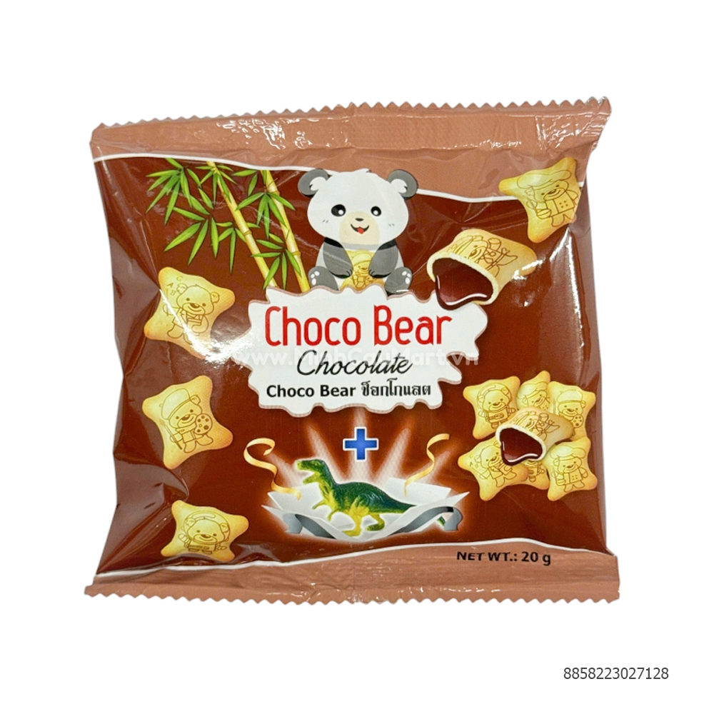 Bánh Gấu Choco Bear 20gr Chocolate - Minh Cầu Mart - Siêu thị trong tầm tay