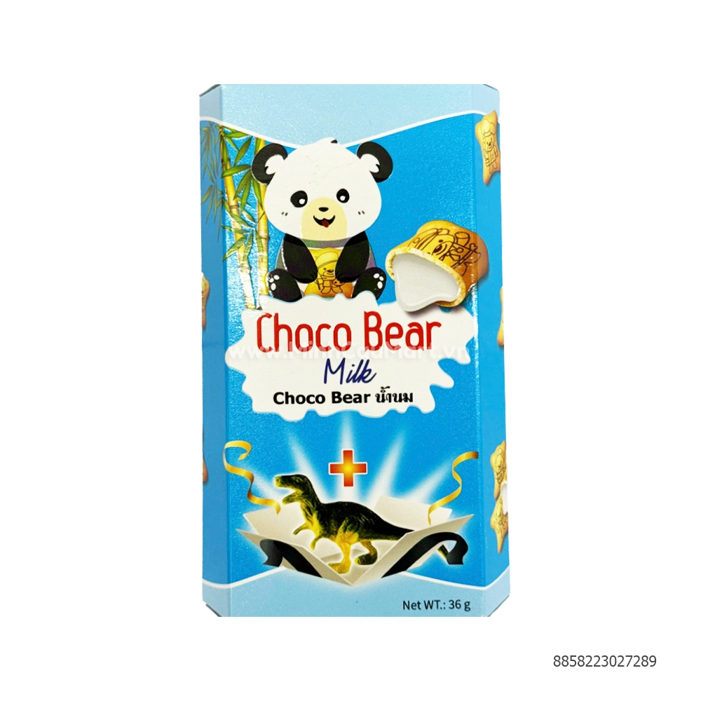 Bánh Gấu Choco Bear 36gr Milk - Minh Cầu Mart - Siêu thị trong tầm tay