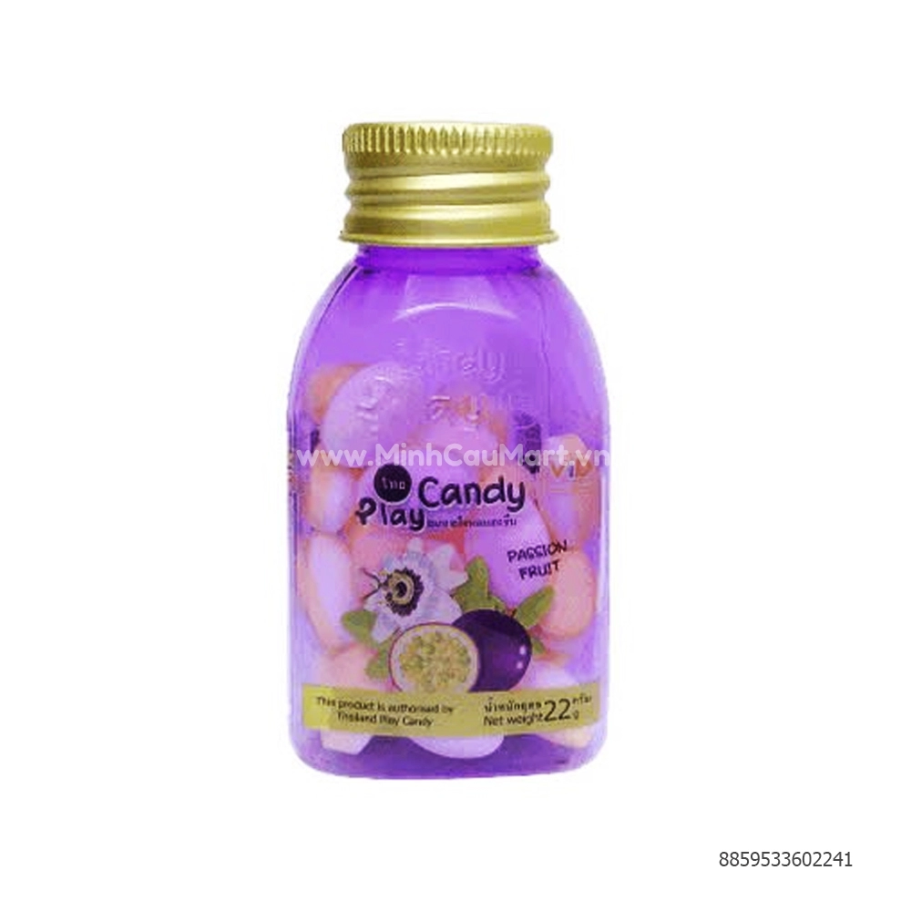 Kẹo thơm miệng Play Candy vị chanh leo 22gr - Minh Cầu Mart - Siêu thị ...