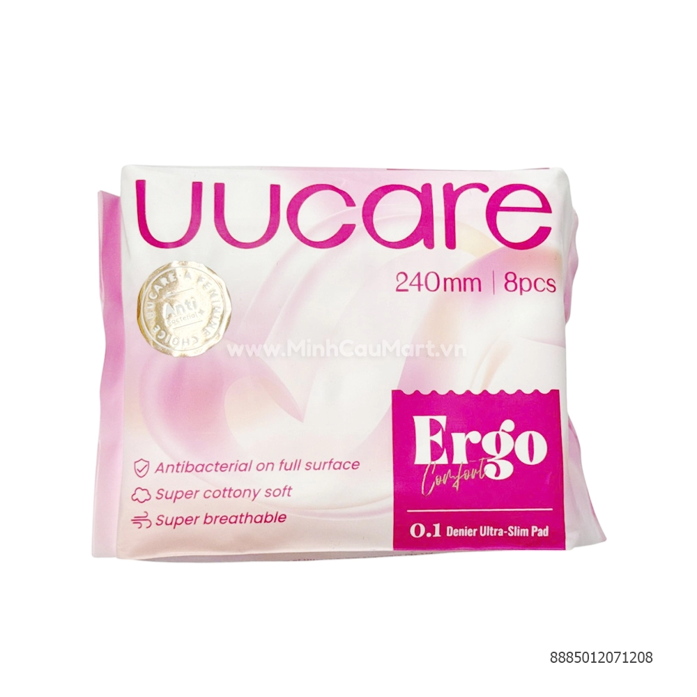 Băng vệ sinh UU Care Ergo 240mm 8pcs - Minh Cầu Mart - Siêu thị trong ...