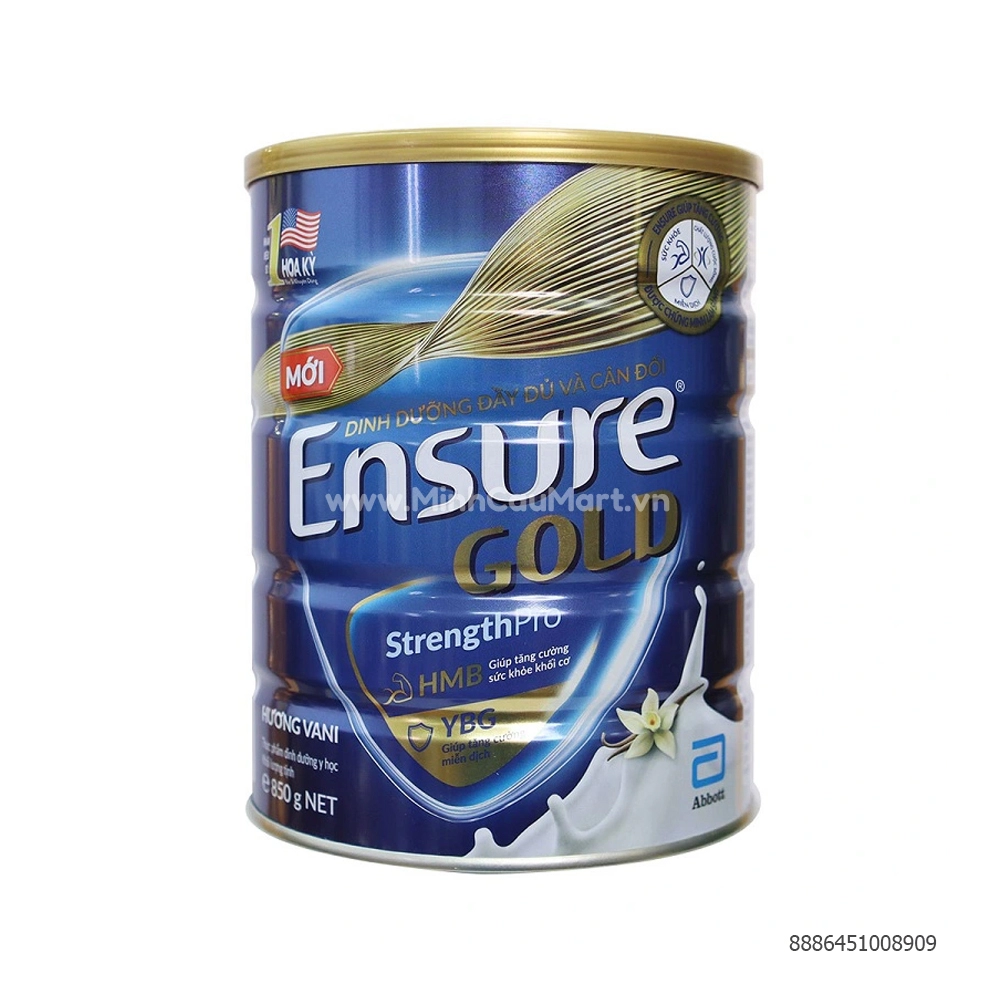 Sữa Bột Ensure Gold 850Gr hương vani New-Abbott - Minh Cầu Mart - Siêu ...