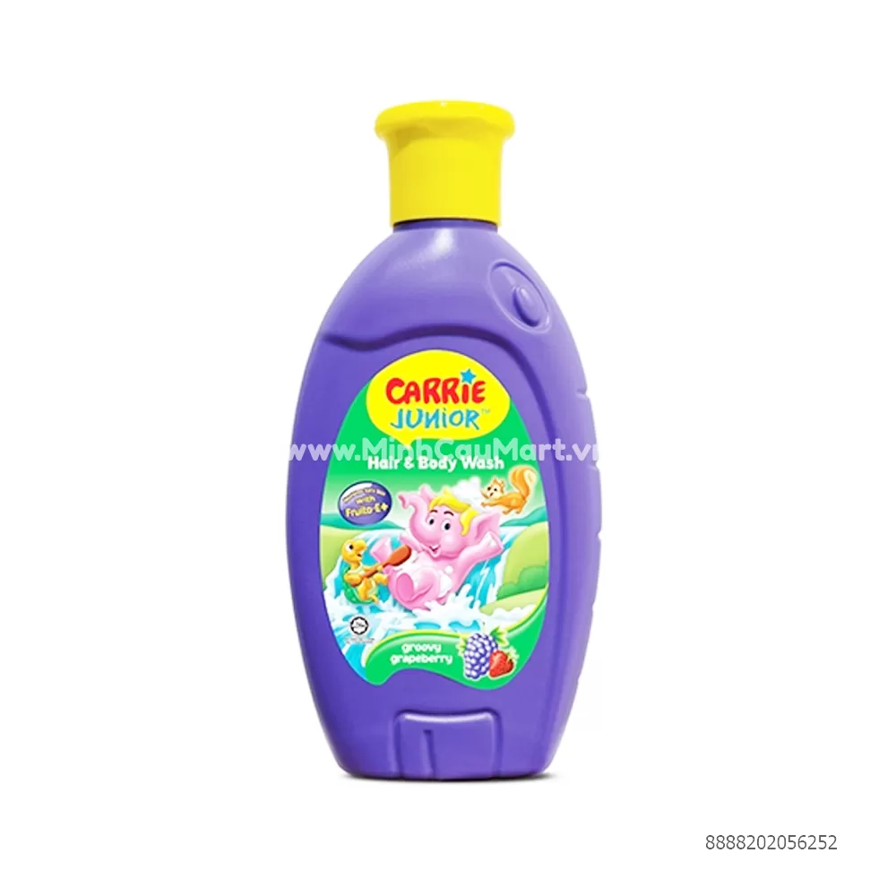 Tắm Gội Toàn Thân Carrie Junior Nho Dâu 280G - Minh Cầu Mart - Siêu thị ...