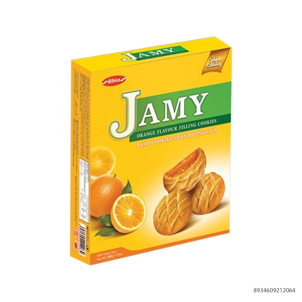 Hộp Bánh Cookies Nhân Mứt Cam Jamy 200g - Minh Cầu Mart - Siêu thị ...