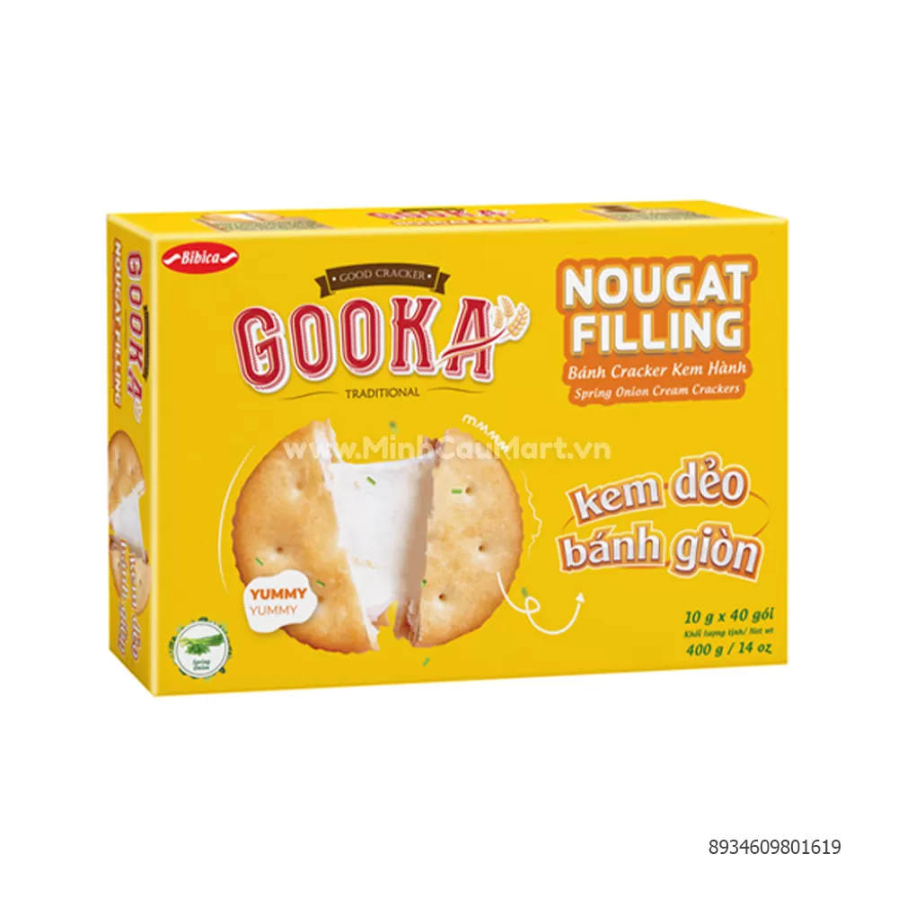 Bánh Gooka Cracker HG 400Gr - Minh Cầu Mart - Siêu thị trong tầm tay