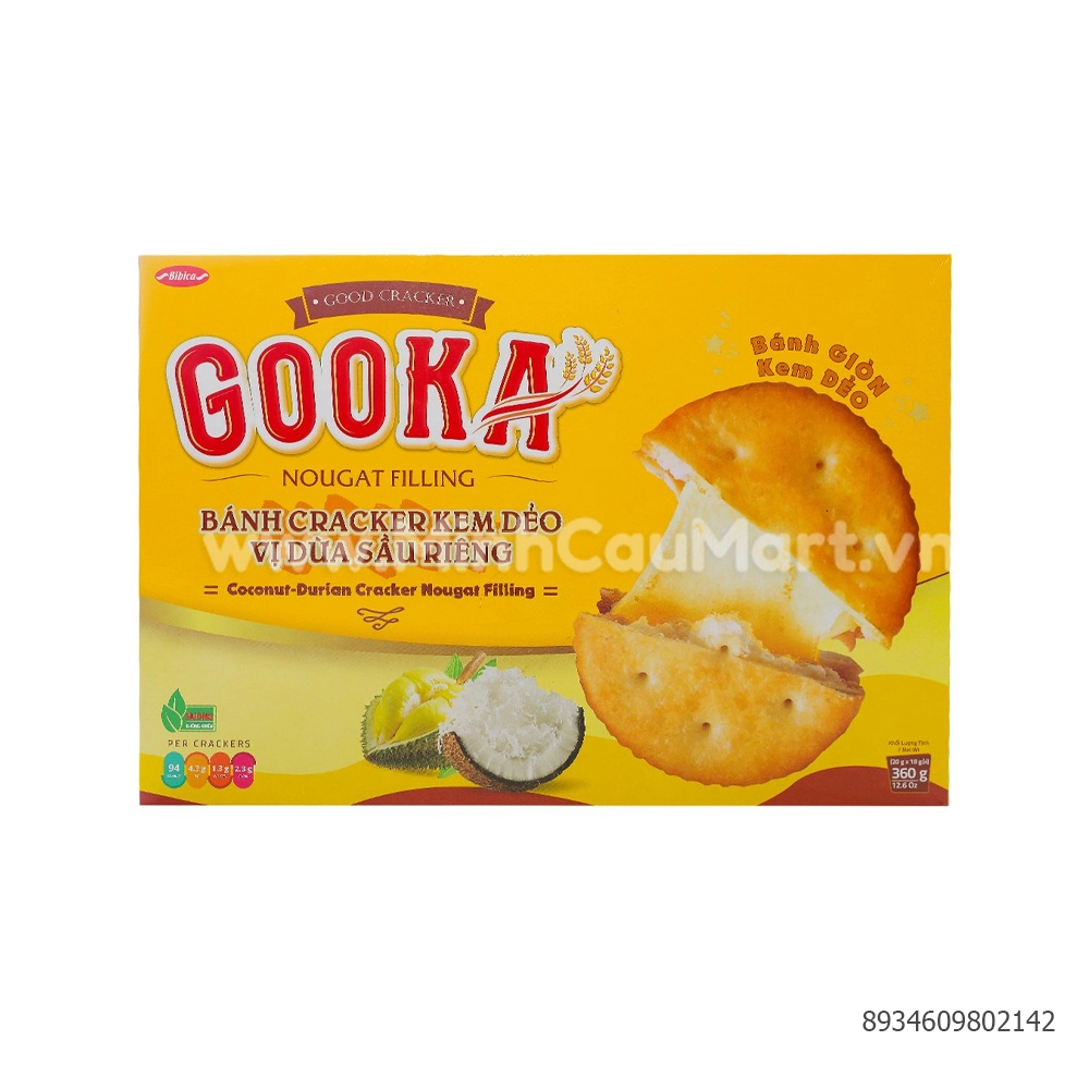 Bánh Gooka Cracker HG 360Gr - Mi