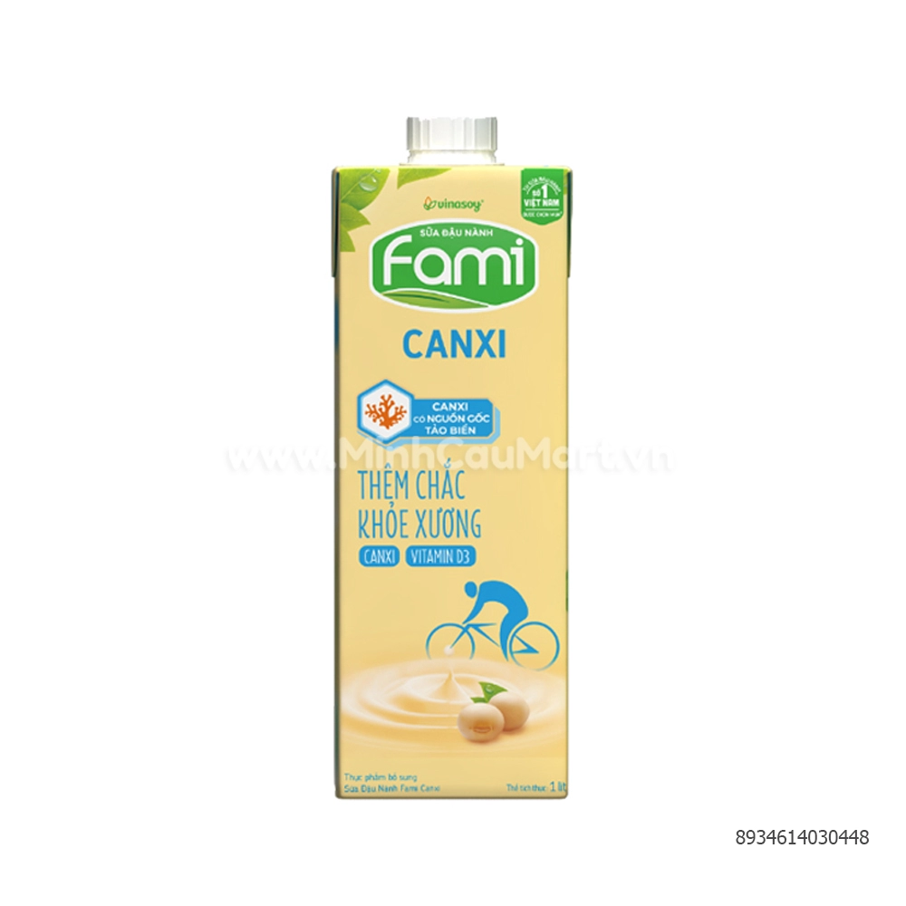 Sữa Đậu Nành Fami Canxi 1L - Minh Cầu Mart - Siêu thị trong tầm tay
