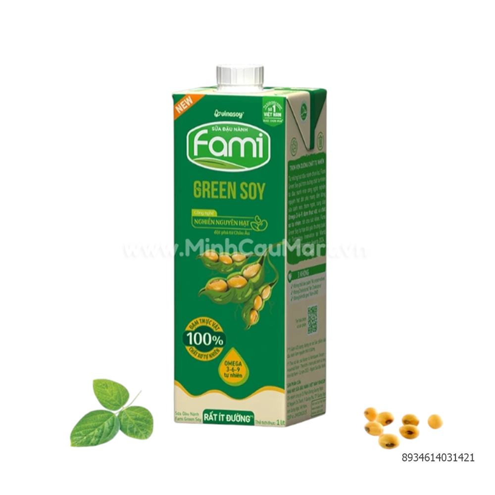 Sữa Fami Nguyên Chất Ít Đường 1L - Minh Cầu Mart - Siêu thị trong tầm tay