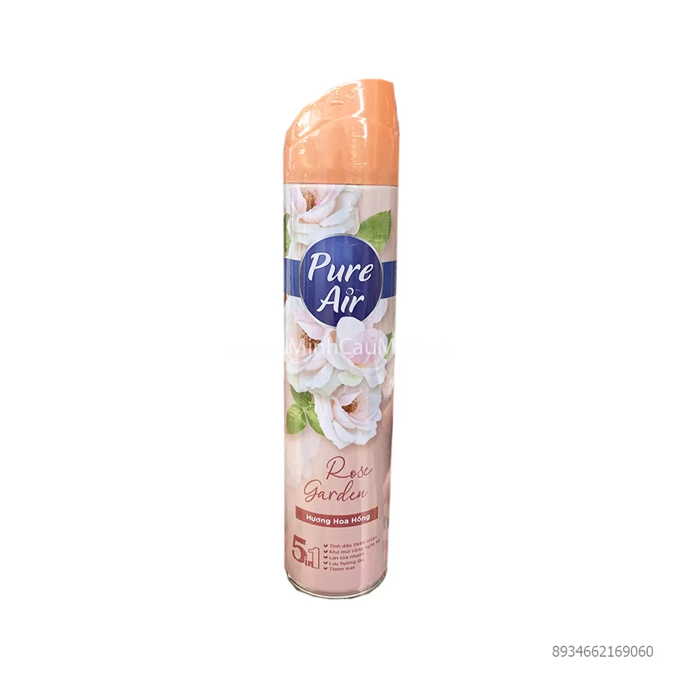 Nước Hoa Xịt Phòng Pure Air 280ml Rose - Minh Cầu Mart - Siêu thị trong tầm tay