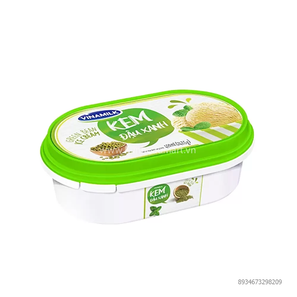Kem Vinamilk Đậu Xanh 450ml - Minh Cầu Mart - Siêu thị trong tầm tay