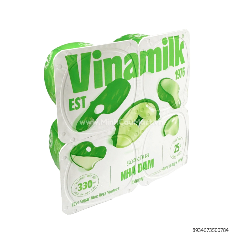 Sữa Chua Nha Đam Ít Đường Vinamilk 100G - Minh Cầu Mart - Siêu thị ...