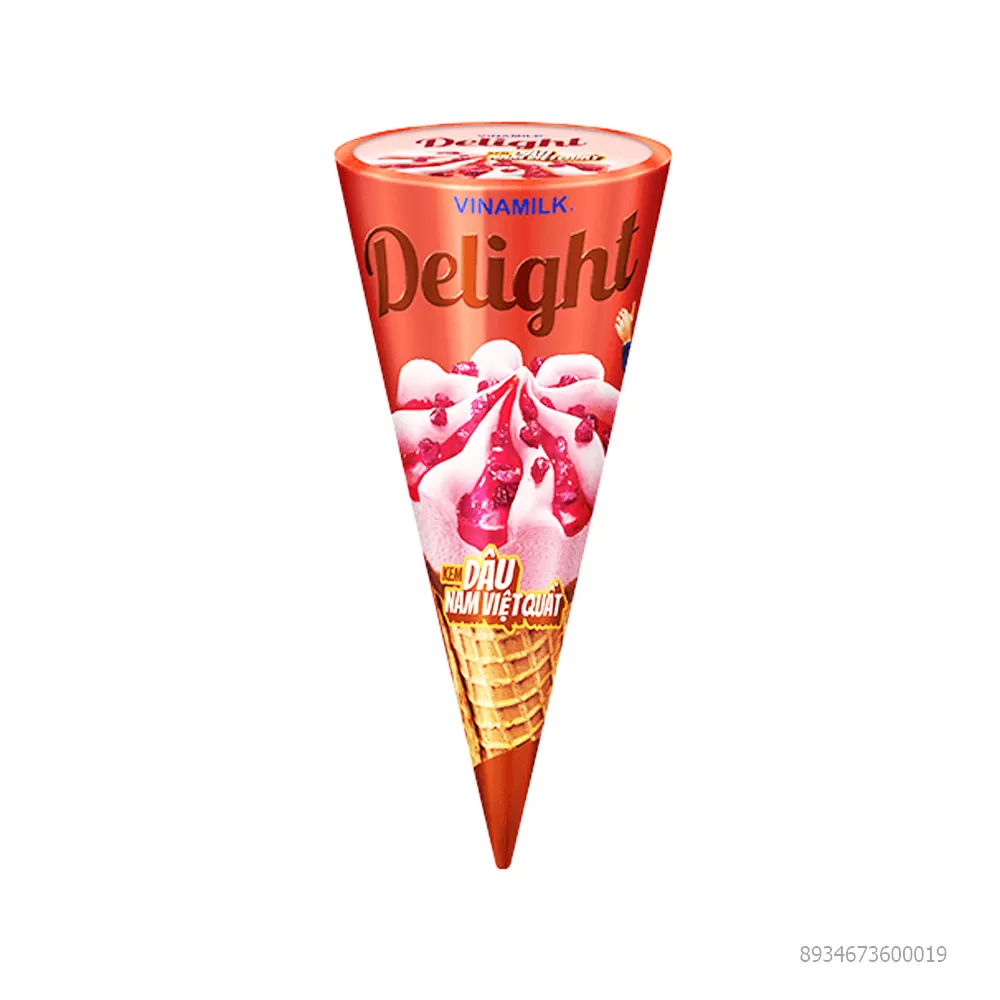 Kem Ốc Quế Delight Vinamilk Dâu 110ml - Minh Cầu Mart - Siêu thị trong ...
