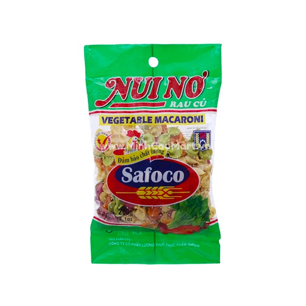 NUI Rau Củ (Nơ tròn) 200G - SAFOCO - Mi