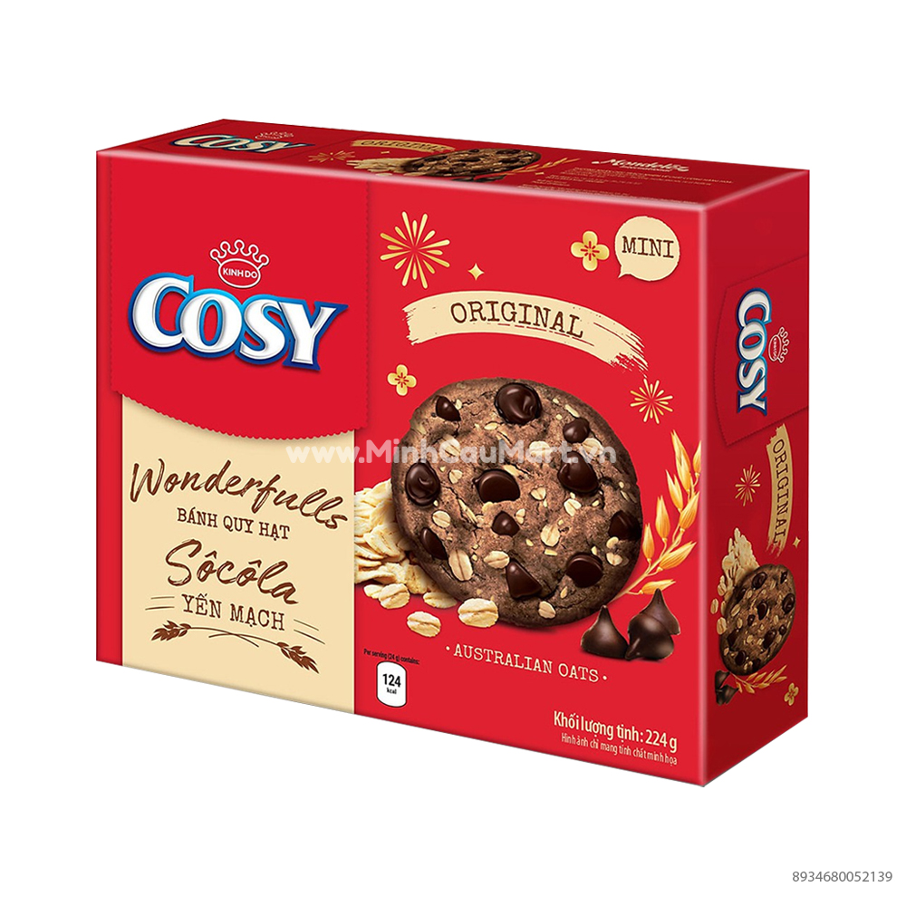 Bánh Quy Hạt Socola Yến Mạch Cosy 224g - Minh Cầu Mart - Siêu thị trong ...