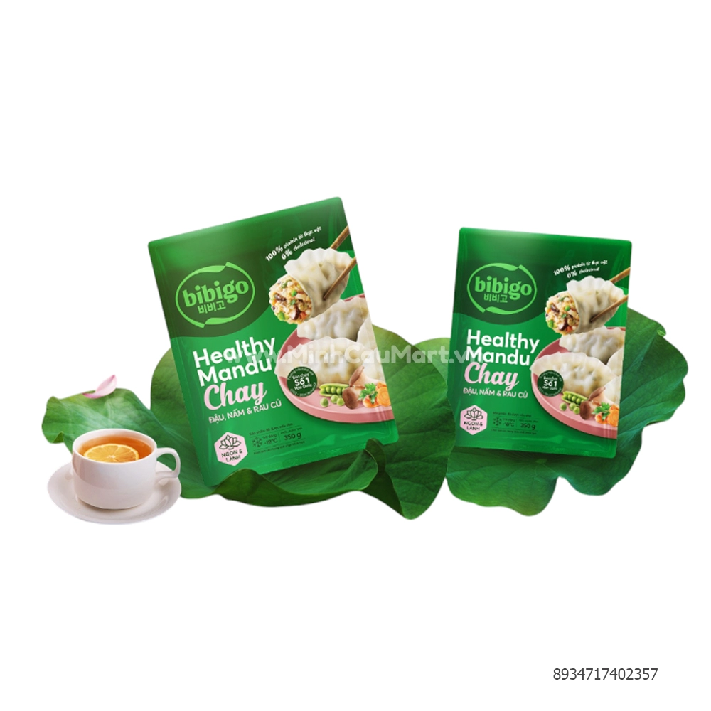 Bánh mandu chay Bibigo đậu nấm và rau củ 350g - Minh Cầu Mart - Siêu ...