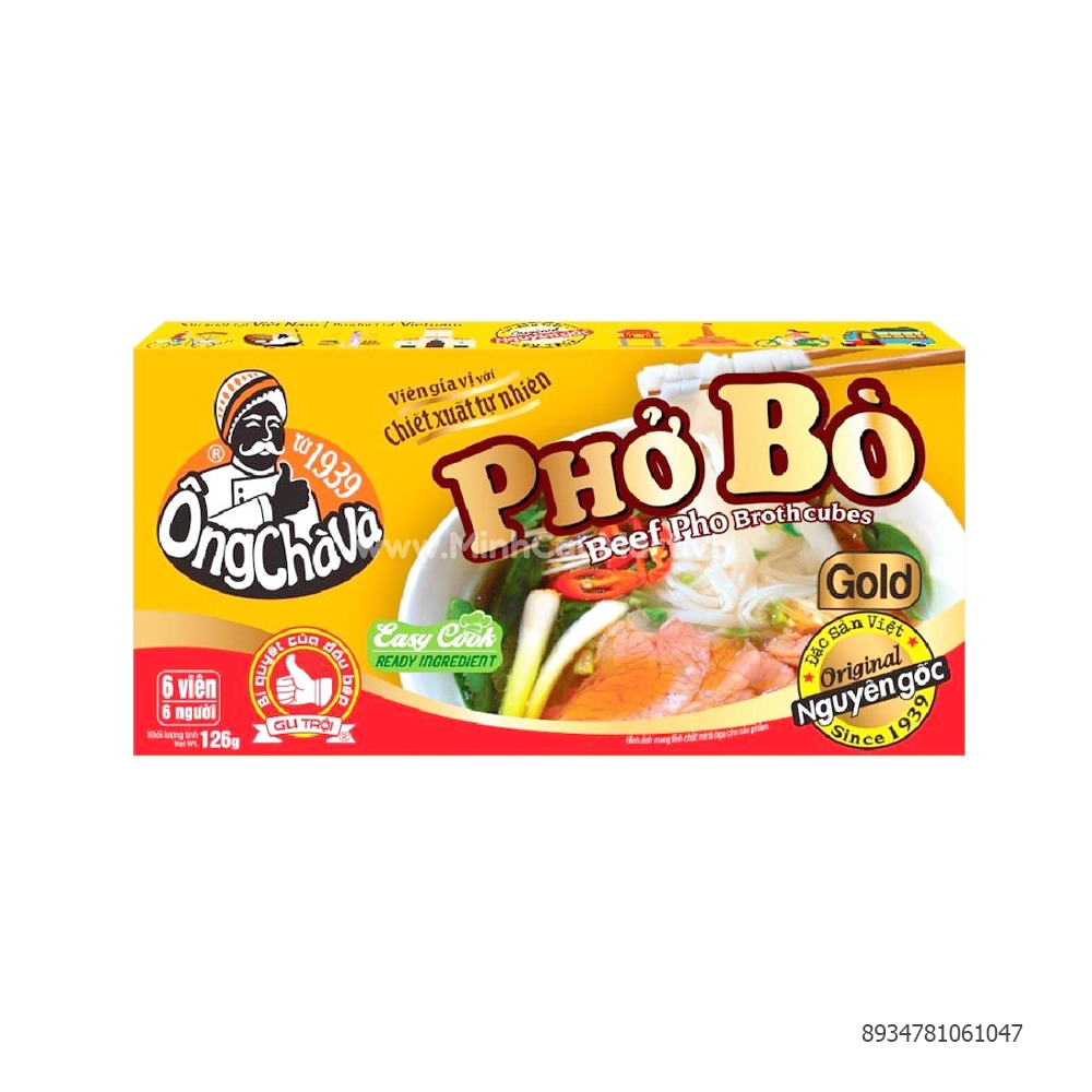 Viên Gia Vị Phở Bò Gold Ông Chà Và 126G - Minh Cầu Mart - Siêu thị ...