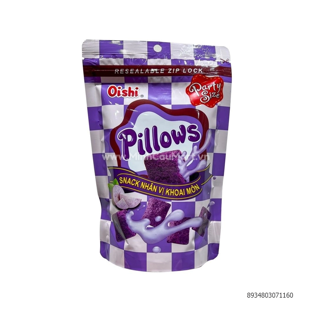 Pillows Snack Nhân Vị Khoai Môn 85g - Minh Cầu Mart - Siêu thị trong ...