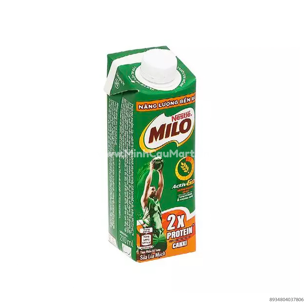 Sữa Uống Milo Nước ActivGo Nắp Vặn 210ml - Minh Cầu Mart - Siêu thị ...