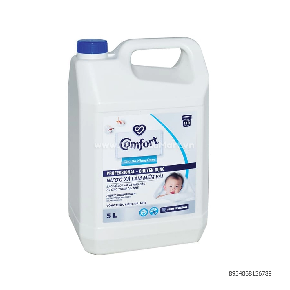Xả Vải Comfort đậm đặc cho da nhạy cảm 5L - Minh Cầu Mart - Siêu thị ...