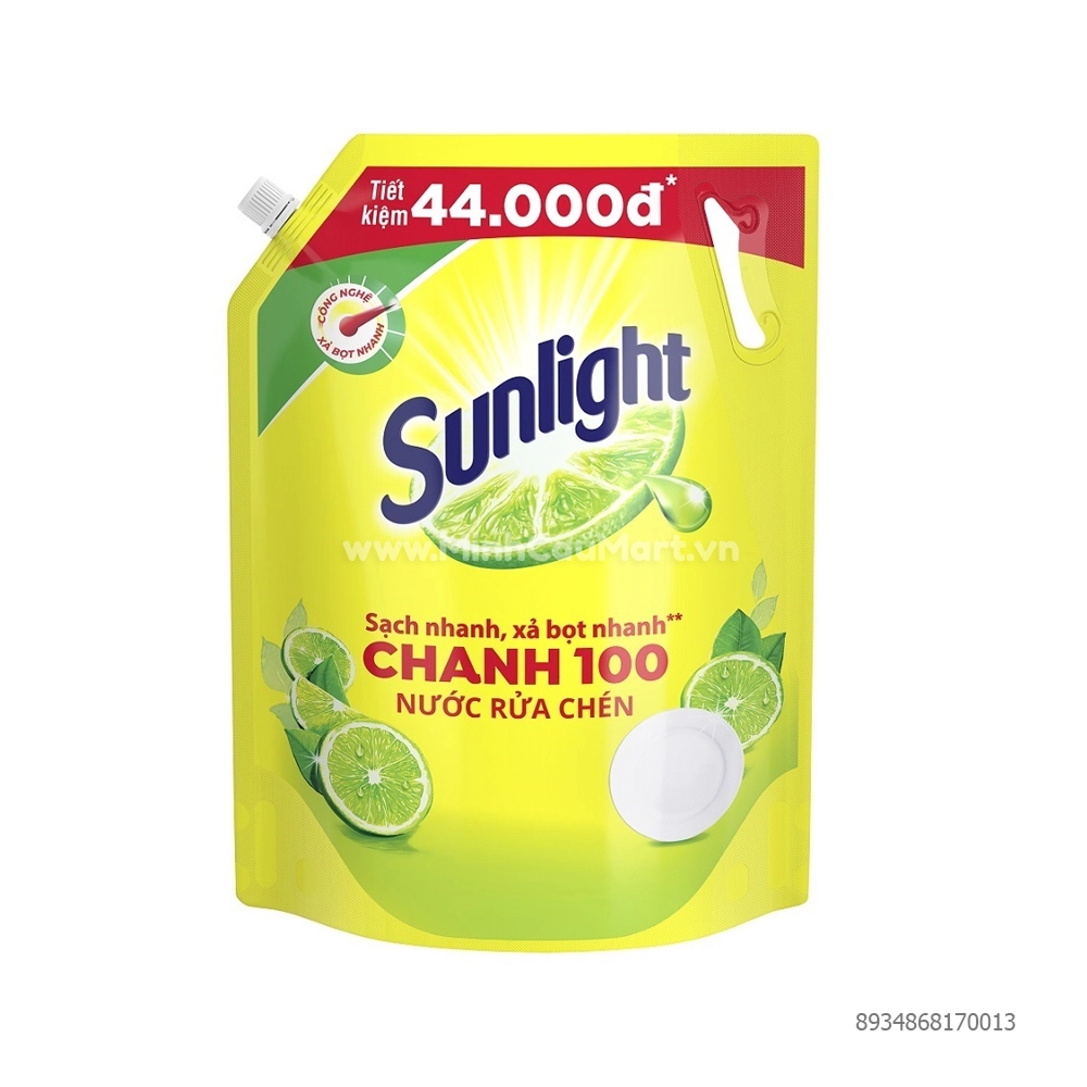 Nước Rửa Chén Sunlight chanh 100 - 3.5KG - Minh Cầu Mart - Siêu thị ...