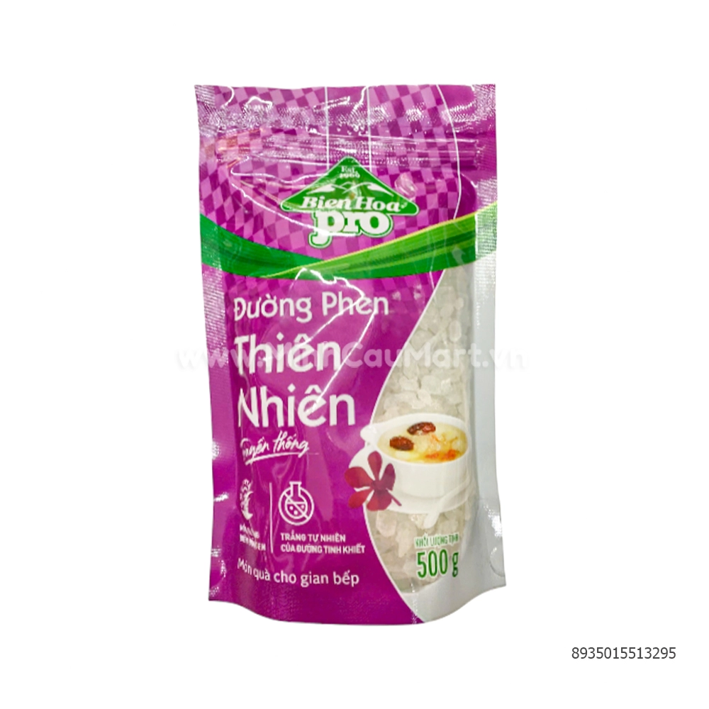 Đường Phèn Thiên Nhiên Biên Hoà Pro 500g Gói Tím - Minh Cầu Mart - Siêu ...