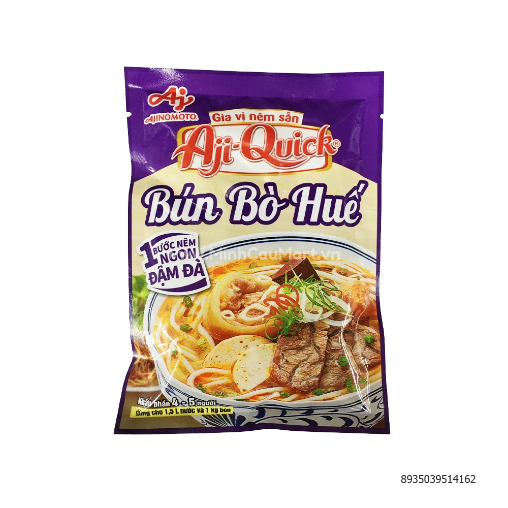Gia vị nêm sẵn Bún bò Aji 59g - Minh Cầu Mart - Siêu thị trong tầm tay