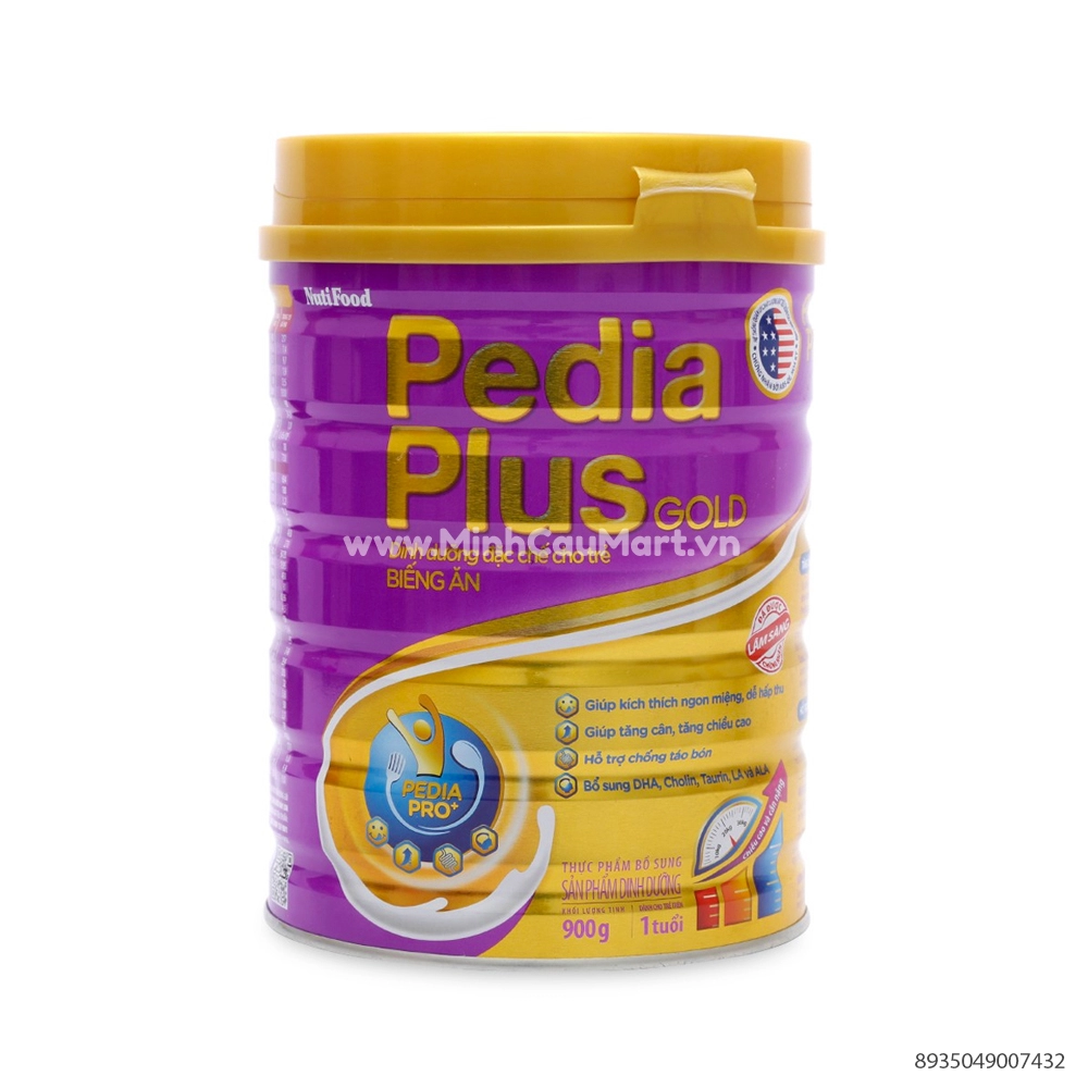 Sữa Bột Pedia Plus Gold 900Gr Dành Cho Trẻ Trên 1 Tuổi - Minh Cầu Mart ...