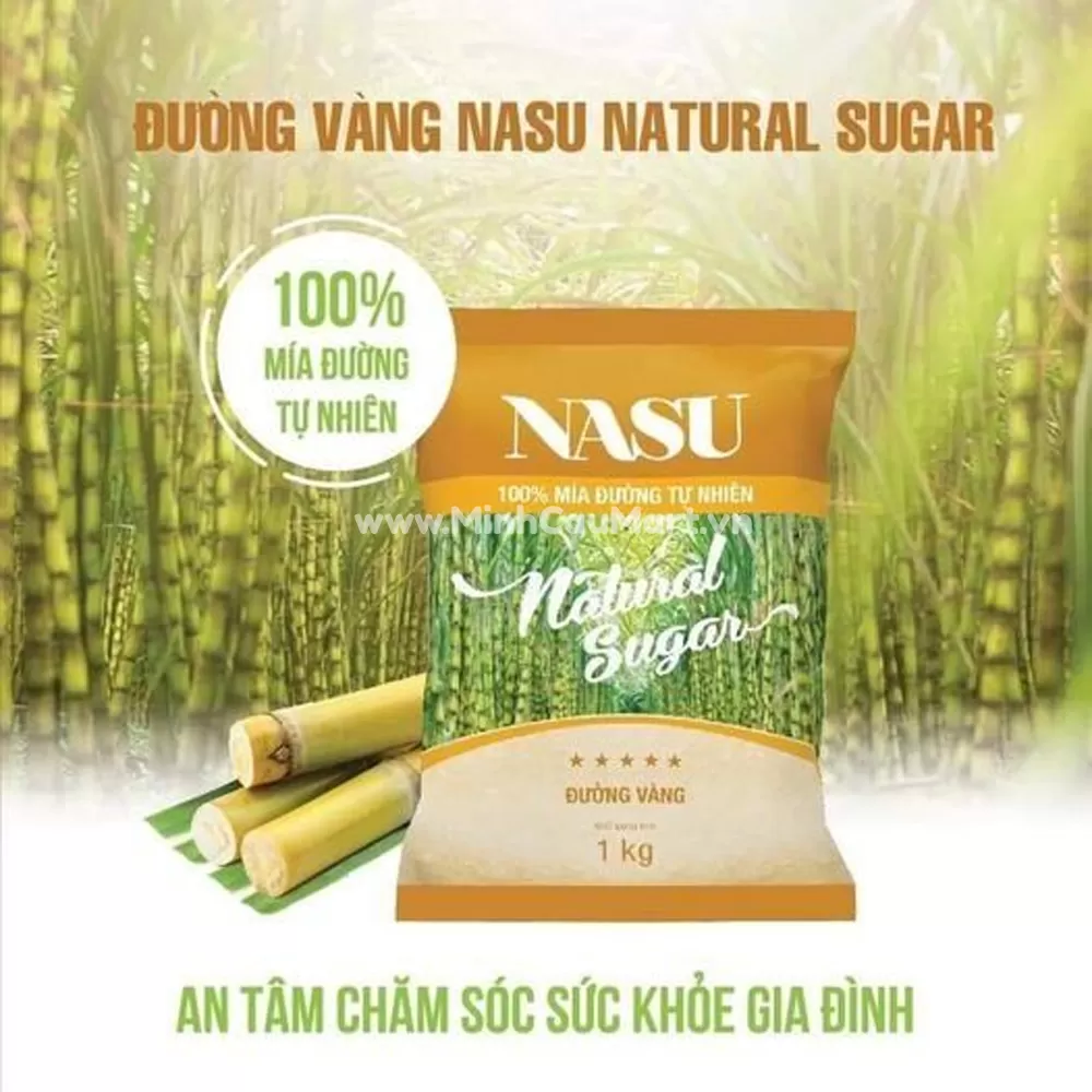 Đường Vàng Nasu 1kg - Minh Cầu Mart - Siêu thị trong tầm tay