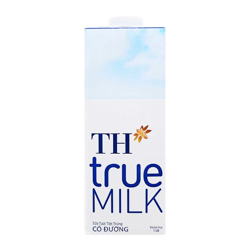 Sữa Tươi TH- true milk 1000ml Có Đường - Minh Cầu Mart - Siêu thị trong ...