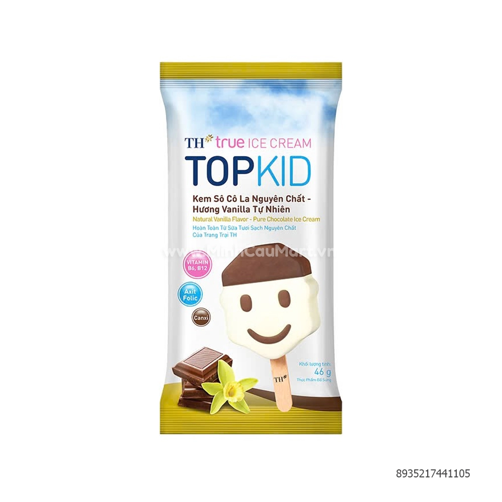 Kem que TH True Ice Cream TOPKID sôcôla - vani 46g - Minh Cầu Mart ...