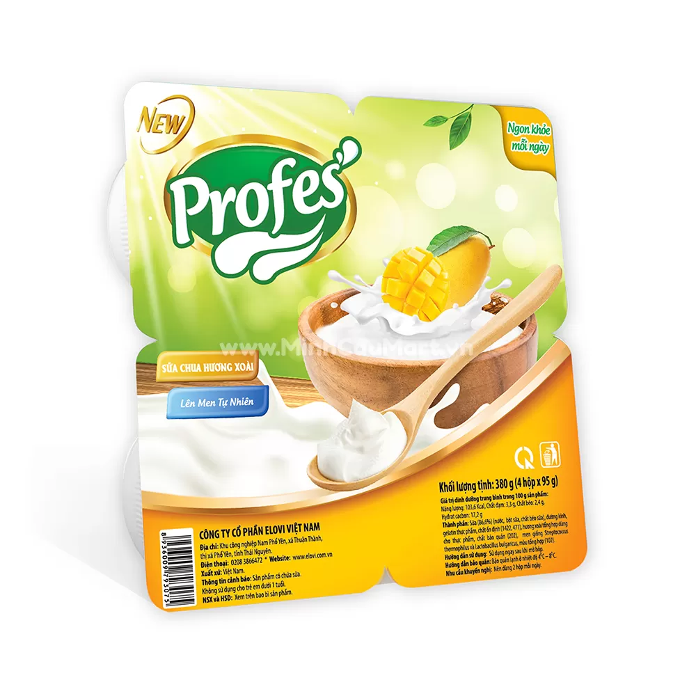 Sữa Chua Profes Vị Xoài 95G - Minh Cầu Mart - Siêu thị trong tầm tay