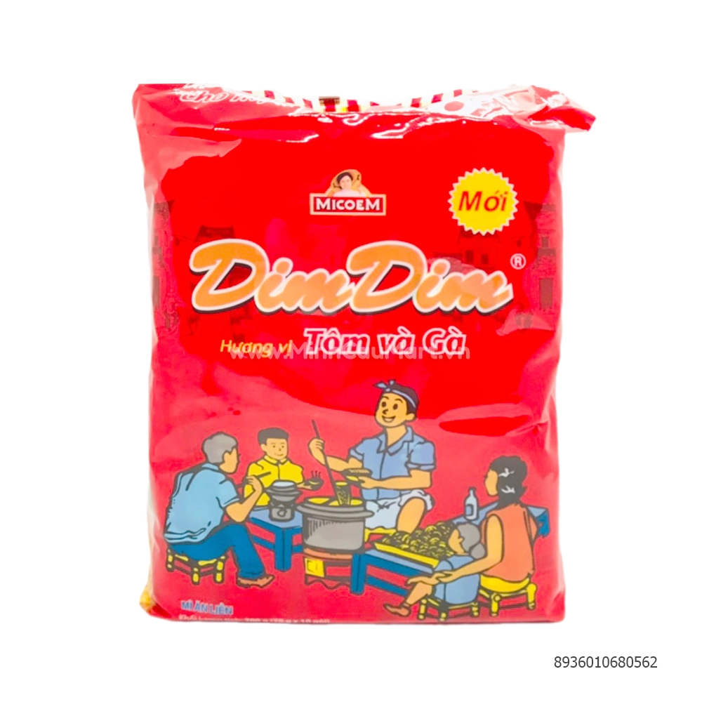 Mì Dim 65Gr 10 gói/ bịch - Minh Cầu Mart - Siêu thị trong tầm tay