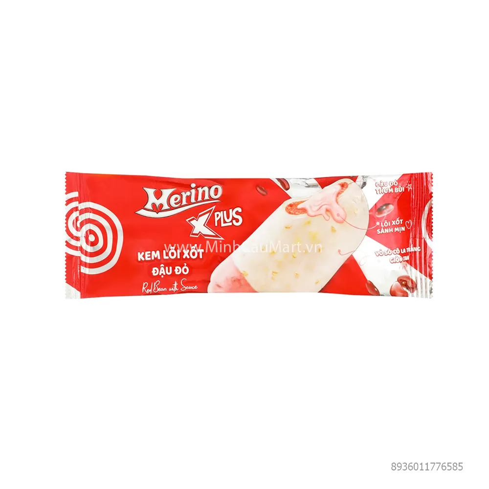 Kem Que Merino X Plus Đậu Đỏ Lõi Xốt 60g - Minh Cầu Mart - Siêu thị ...